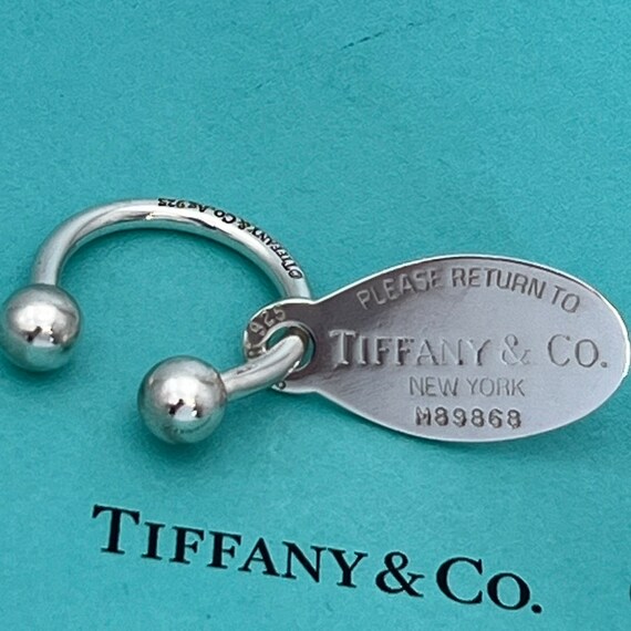 AUTHENTIC Tiffany and Co Keyring- Return to Tiffany- Vintage AUTHENTIC Tiffany and Co Keyring- Return to Tiffany- Vintage