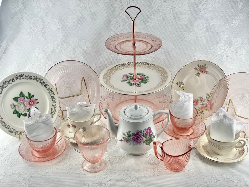 Vintage Mismatched Tea Service Complete English Tea Set - Etsy