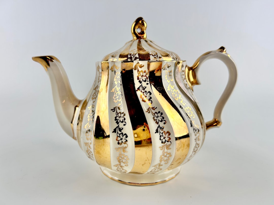 Sadler Teapot, Gold Swirl, Sadler 2822, James Sadler - Etsy
