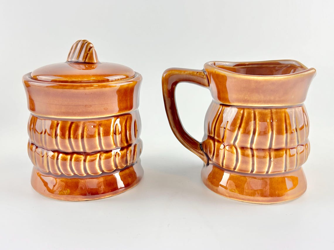 Ben Franklin Tea Set, Teapot, Creamer, Sugar Bowl, Face Tea Set, Japan ...