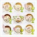 Mismatched 6 Piece Place Setting, Service for 8 Dinnerware Set, Boho ...