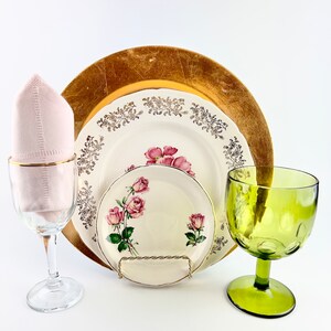 Mismatched 6 Piece Place Setting, Service for 8 Dinnerware Set, Boho ...