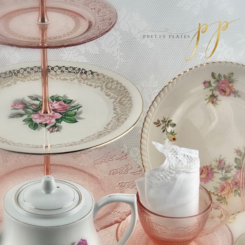 Tea Party Plates and Cups - Etsy
