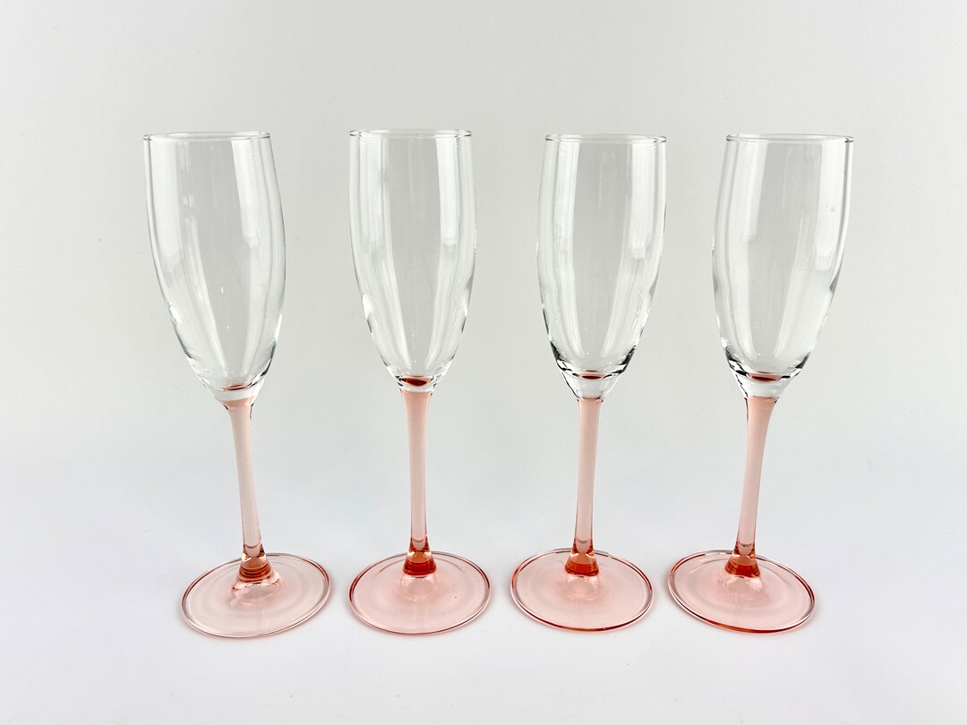 Arcoroc France Pink, Luminarc Stemware, Vintage French Stemware ...