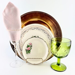 Mismatched 6 Piece Place Setting, Service for 8 Dinnerware Set, Boho ...