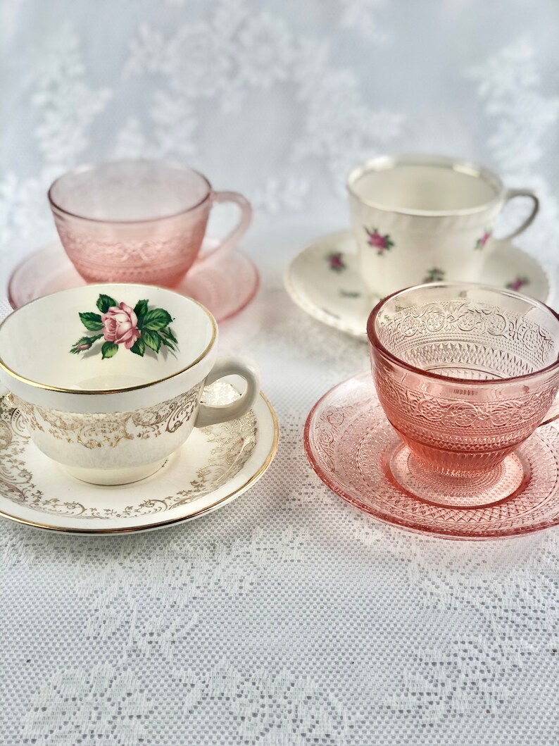 Vintage Mismatched Tea Service Complete English Tea Set - Etsy