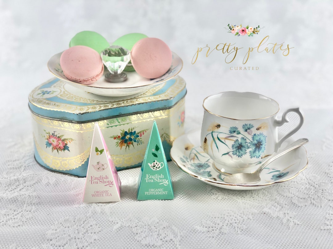 Vintage Teacup Gift Box, Tea Time Gift Set, Tea for One, DIY Gift Set ...