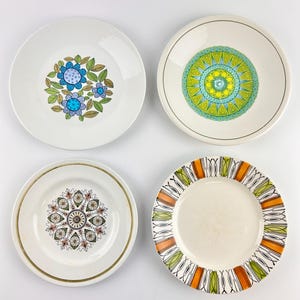 Vintage 1970s, Mismatched 6 Piece Place Setting, Service for 4 ...