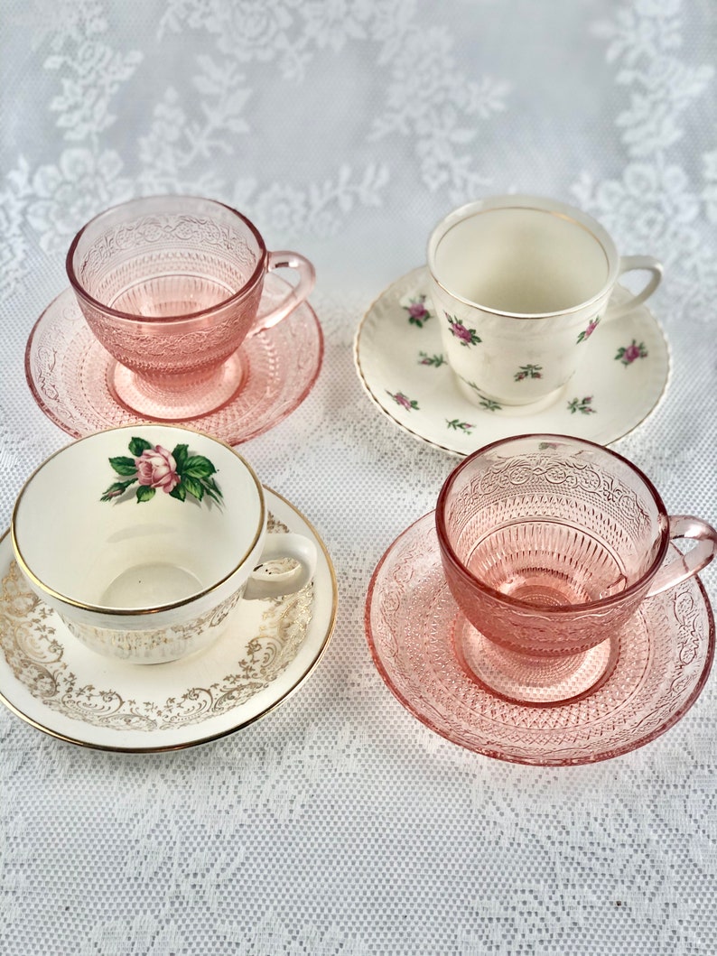 Vintage Mismatched Tea Service Complete English Tea Set - Etsy