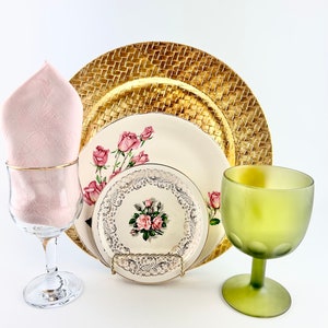 Mismatched 6 Piece Place Setting, Service for 8 Dinnerware Set, Boho ...