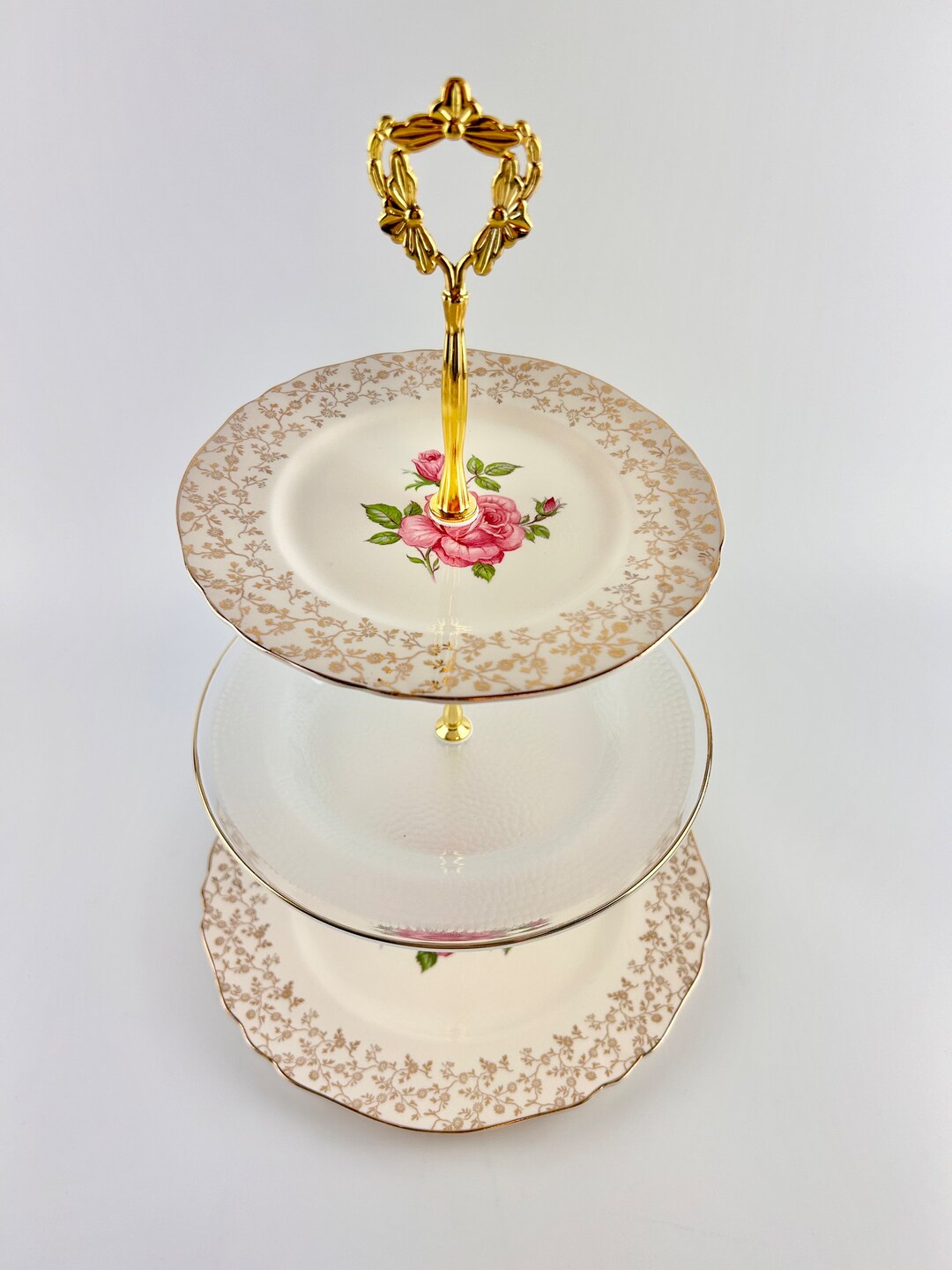 3 Tier Cake Stand, English Tea Stand, Afternoon Tea Stand, High Tea ...