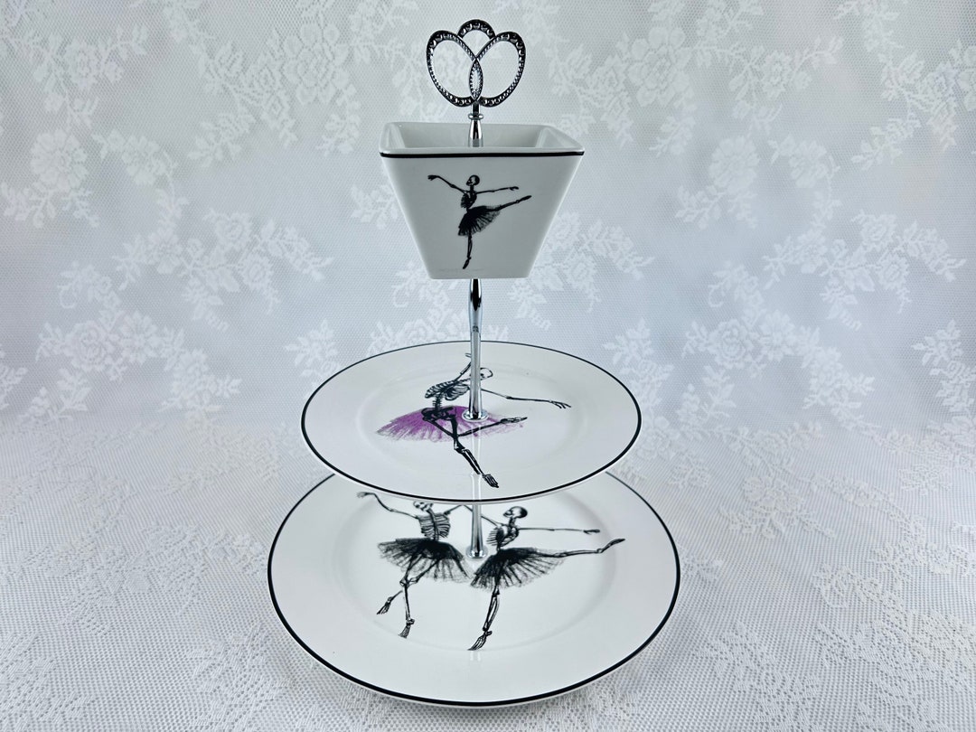 Halloween Cake Stand, Gothic Wedding Cake Plate, Halloween Decor ...