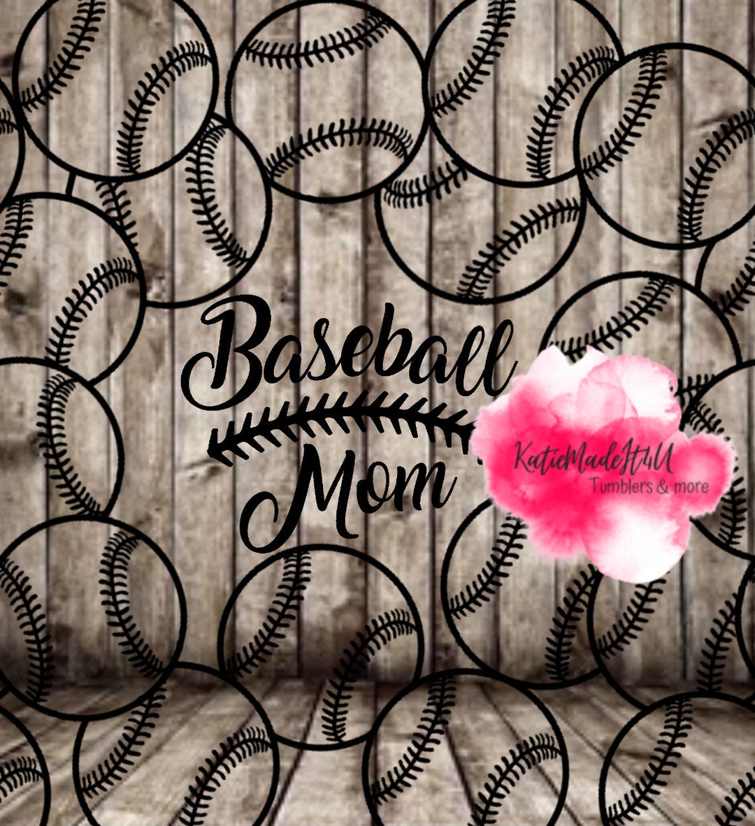 Baseball Mom Png Seamless Burst Wrap - Etsy