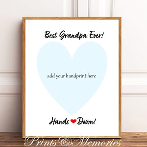 Best Grandpa Ever Hands Down, Gift for Grandpa, Father's Day/birthday ...