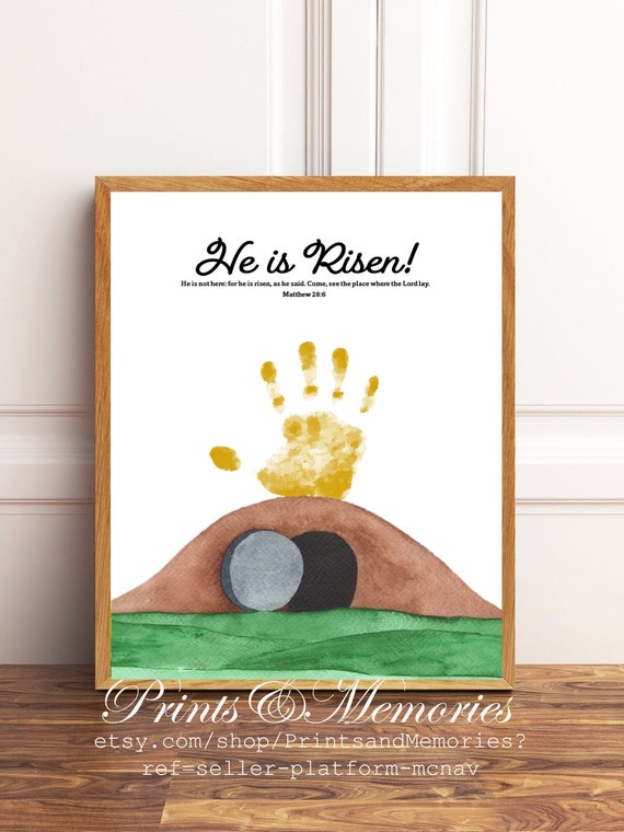 He Is Risen Empty Tomb Easy Bible Craft For Kids, 50% OFF