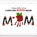 I Love You Berry Much Strawberry Handprint Art, Mother's Day Gift for ...