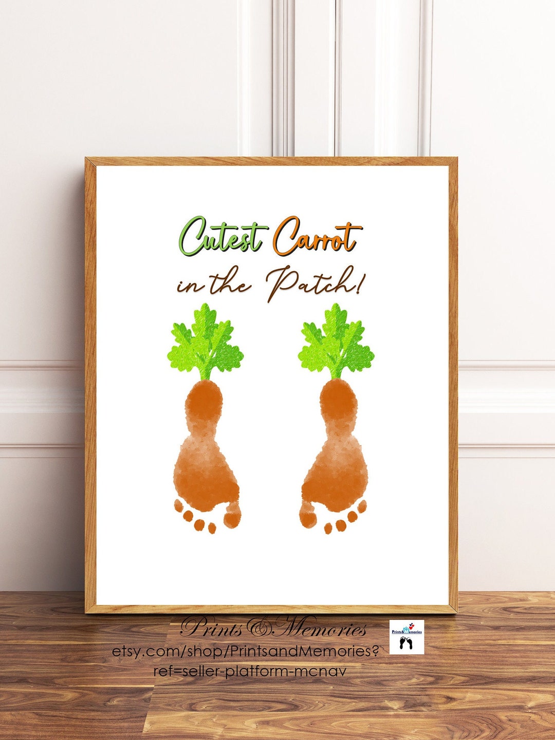 Easter Craft for Kids, Cutest Carrot in the Patch, Farm Sign Handprint ...