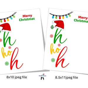 Christmas Handprint Art, Hohoho Santa Handprint, DIY Craft, Preschool ...