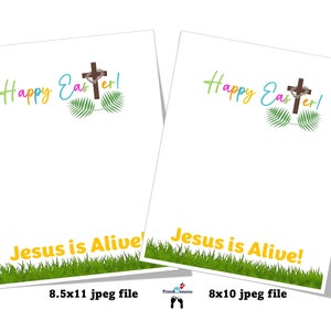 Jesus is Alive, Christ-centered Activity, Easter Craft for Kids, Sunday ...