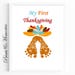 Thankful, Grateful, Blessed, Tree Fingerprint Handprint Art, Baby ...