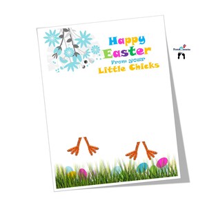 Little Chicks Handprint Art, Easter Craft for Baby Toddler Kids ...