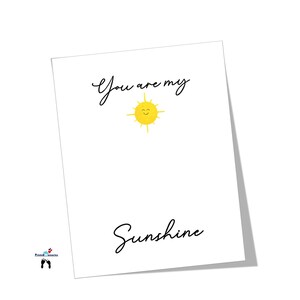 You Are My Sunshine Handprint Footprint Art: Baby Keepsake (digital ...