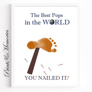 The Best Pops in the World, You Nailed It! Gift for Pops, Hammer ...