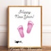 Happy New Year Footprint Handprint Art/new Years Day Craft/baby ...