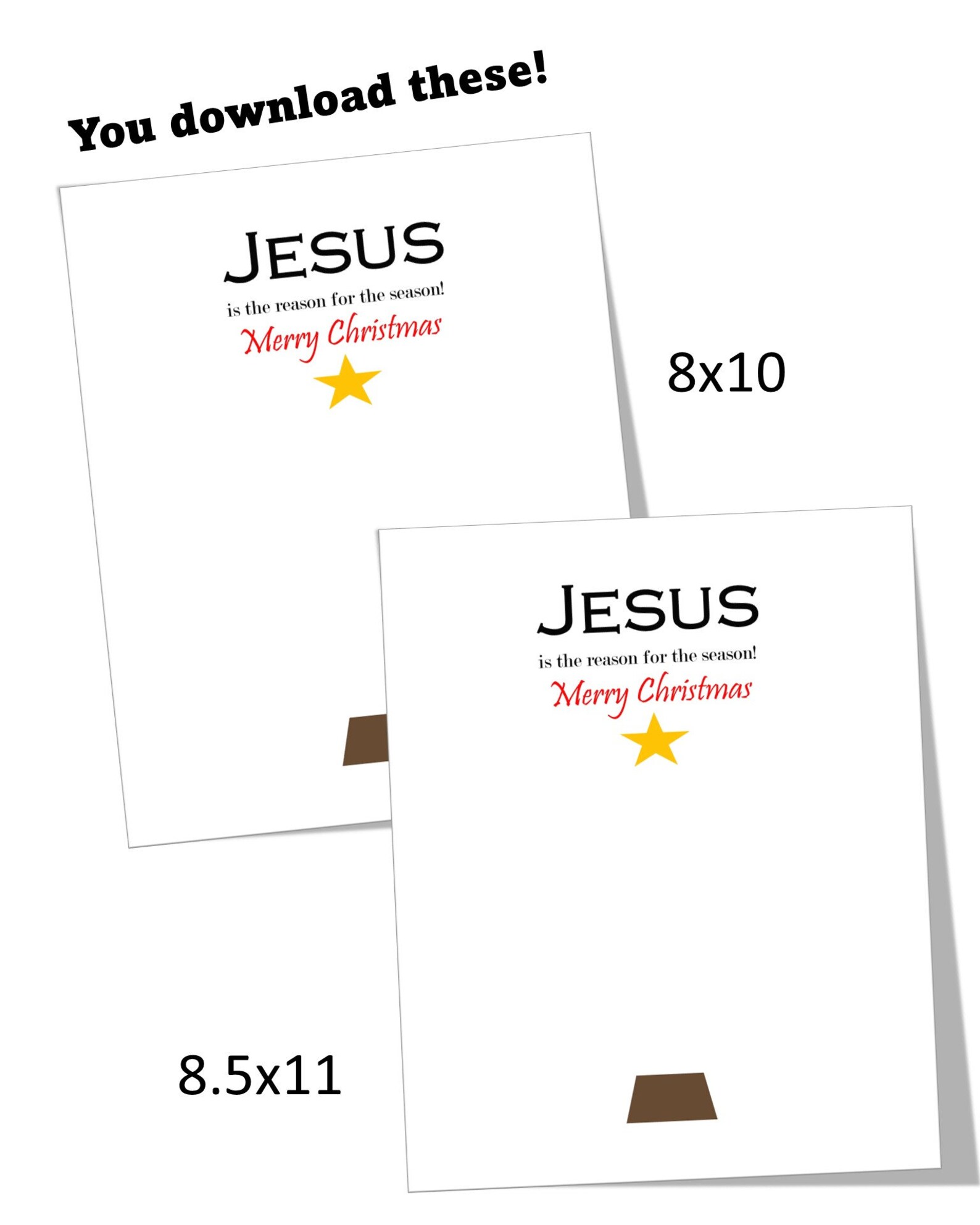 Jesus is the Reason for the Season Christmas Tree Handprint - Etsy