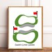Golf Footprints Template, Daddy's Little Caddies, Father's Day Gift ...