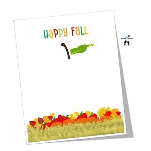 Happy Fall, Apple Handprint Art, Fall Craft for Kids, DIY Handprint Art ...