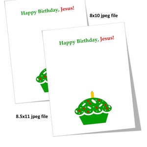 Happy Birthday Jesus, Christmas Handprint Art, Cupcake and Candle ...