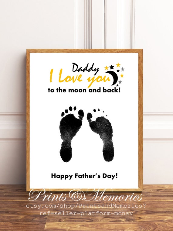 I Love You to the Moon and Back Father's Day Gift for | Etsy