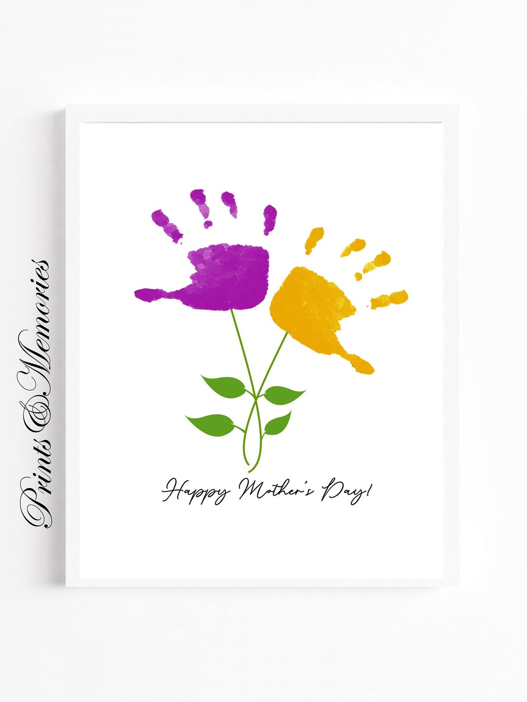 Mother's Day Craft Handprint Art, Baby Toddler Craft, Handprint ...