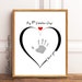 You Make My Heart Flutter, Butterfly Hand and Footprint Art, Valentine ...