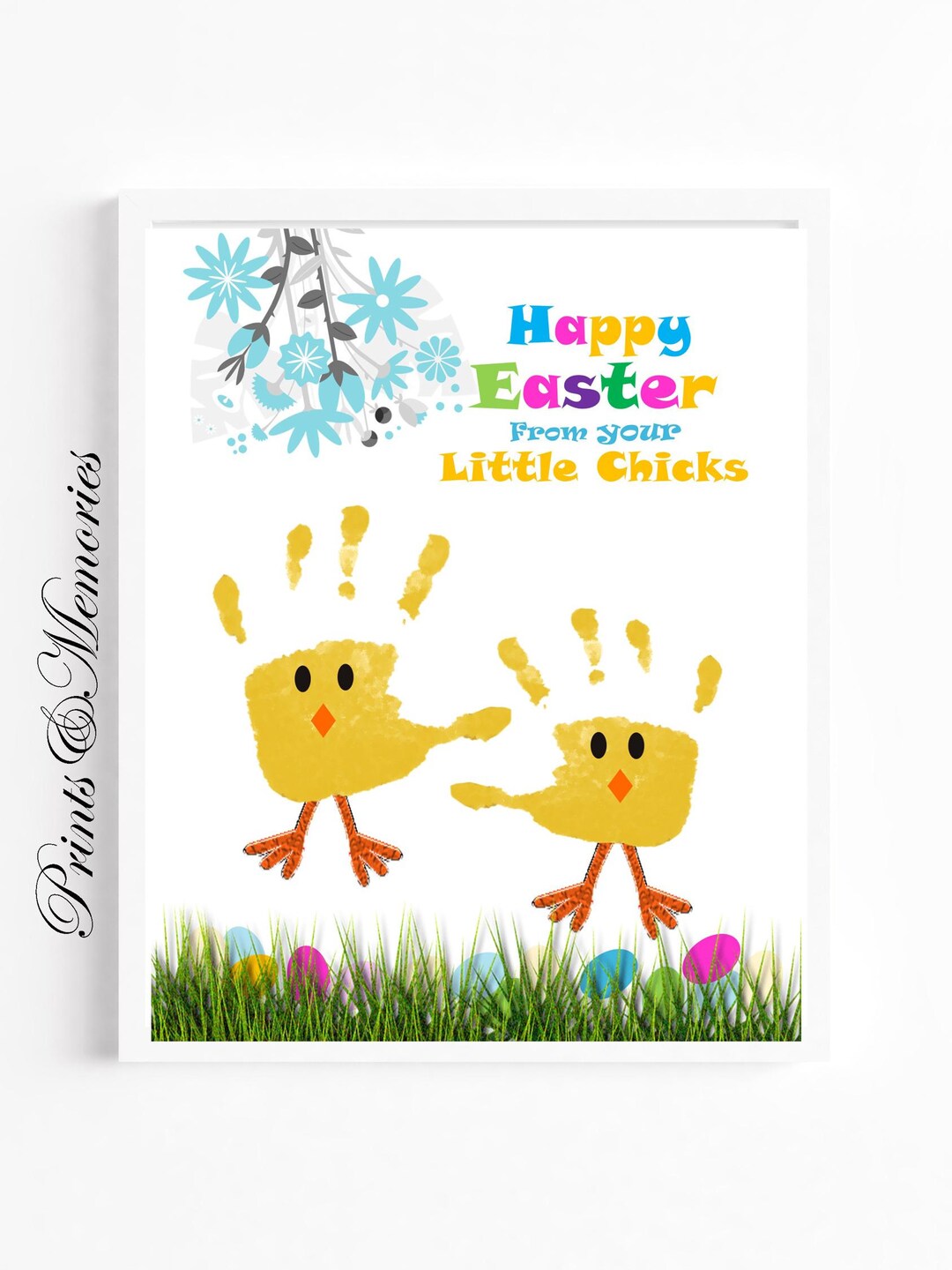 Little Chicks Handprint Art, Easter Craft for Baby Toddler Kids ...
