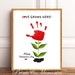 Love Grows Here, Valentines Flower Handprint, Valentine's Day Craft for ...