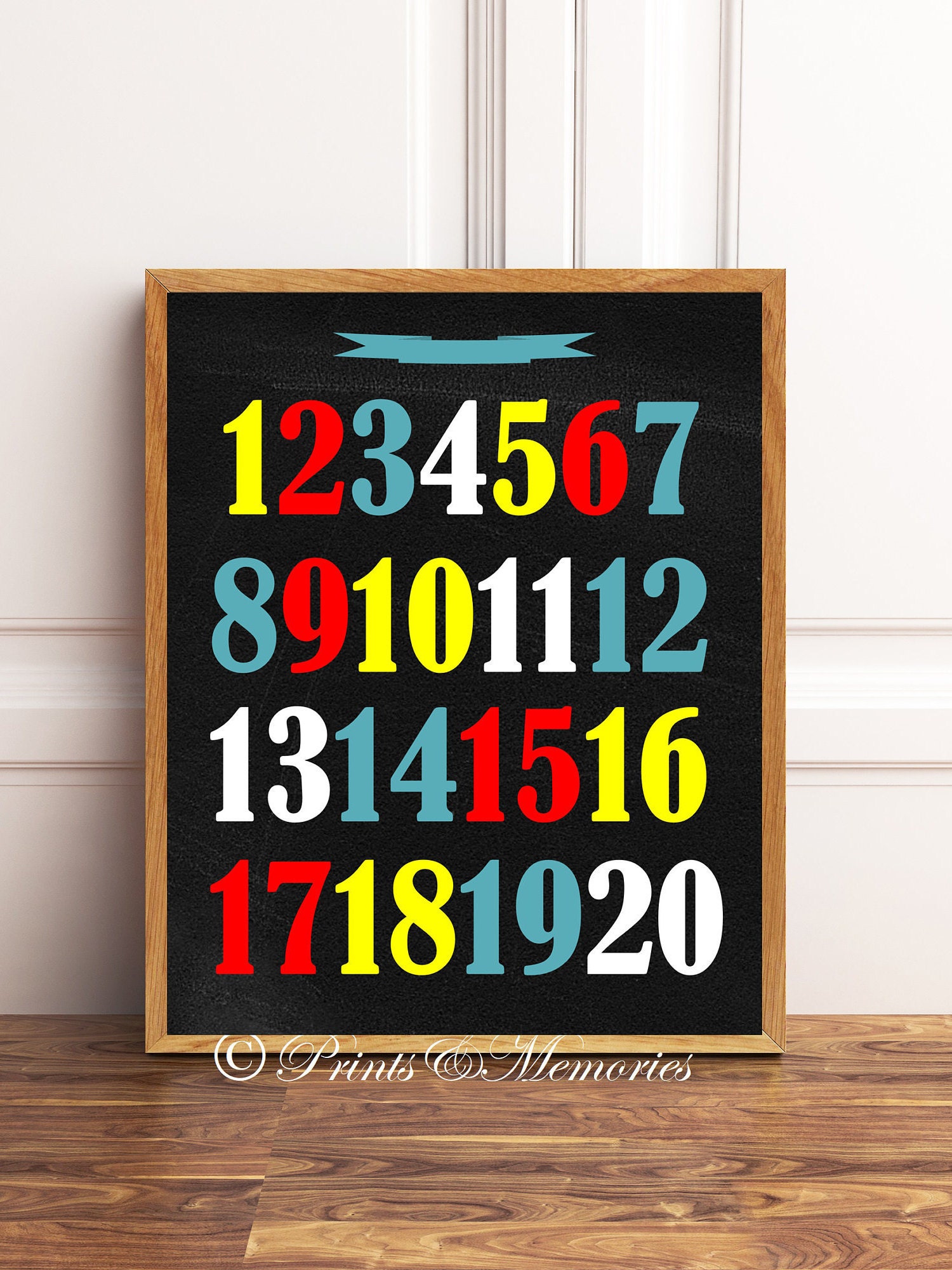 Numbers Print Numbers Wall art Numbers INSTANT DOWNLOAD | Etsy