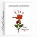 Valentines Handprint Poem, Roses Handprint, Valentine's Day Craft for ...