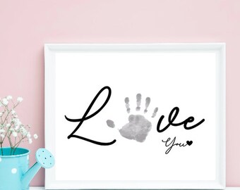 Love Handprint | Etsy