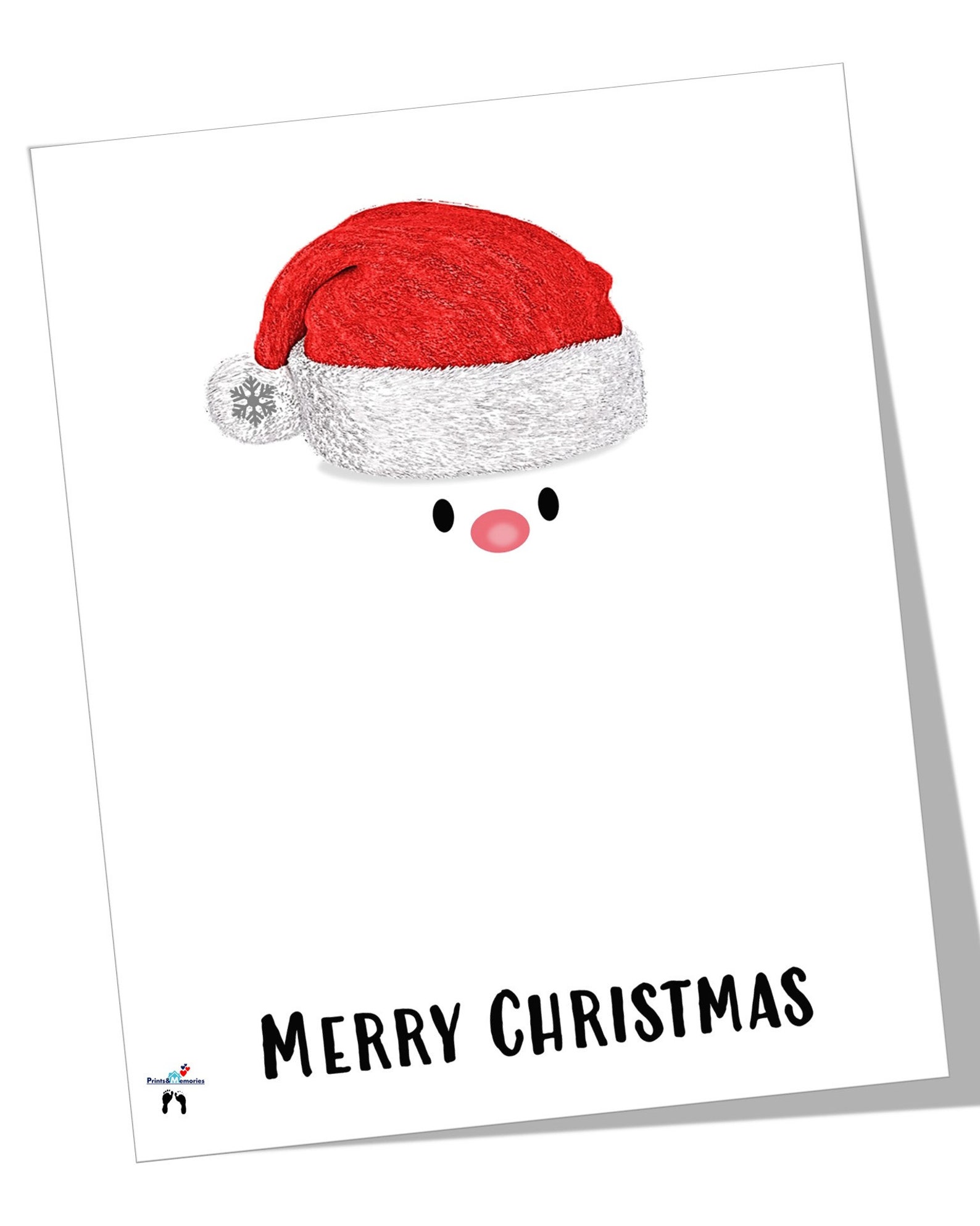 Santa Beard Handprint Art: DIY Christmas Keepsake (digital Download) - Etsy