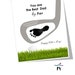 Best Dad/grandpa by Par, Golf Club Footprint Art, Father's Day Gift for ...
