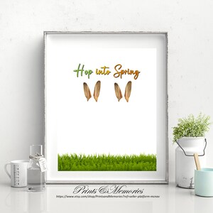 Hop Into Spring, Bunny Art, Spring Craft for Kid, Preschool Activity ...