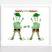 Christmas Handprint Art: Santa's Elves Keepsake, Christmas Fun Activity ...