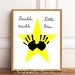 Twinkle, Twinkle Little Star Handprint, New Baby Handprint, Nursery ...