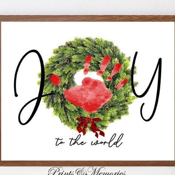 Christmas Handprint - Etsy