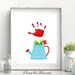 Mother's Day Craft for Kids, Flower Handprint Art, Watering Can ...