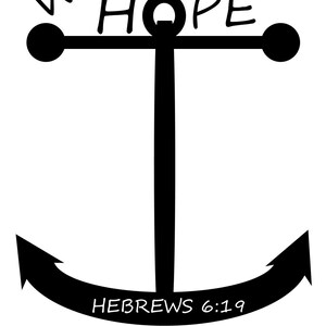 We Have This Hope as an Anchor for the Soul Printable, Firm & Secure ...