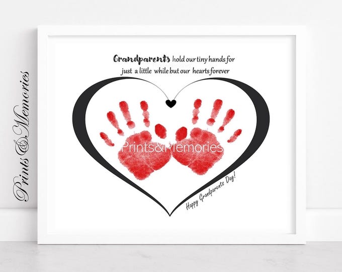 Dada Handprint Art, Father's Day Craft for Kids, Gift for Dada From ...