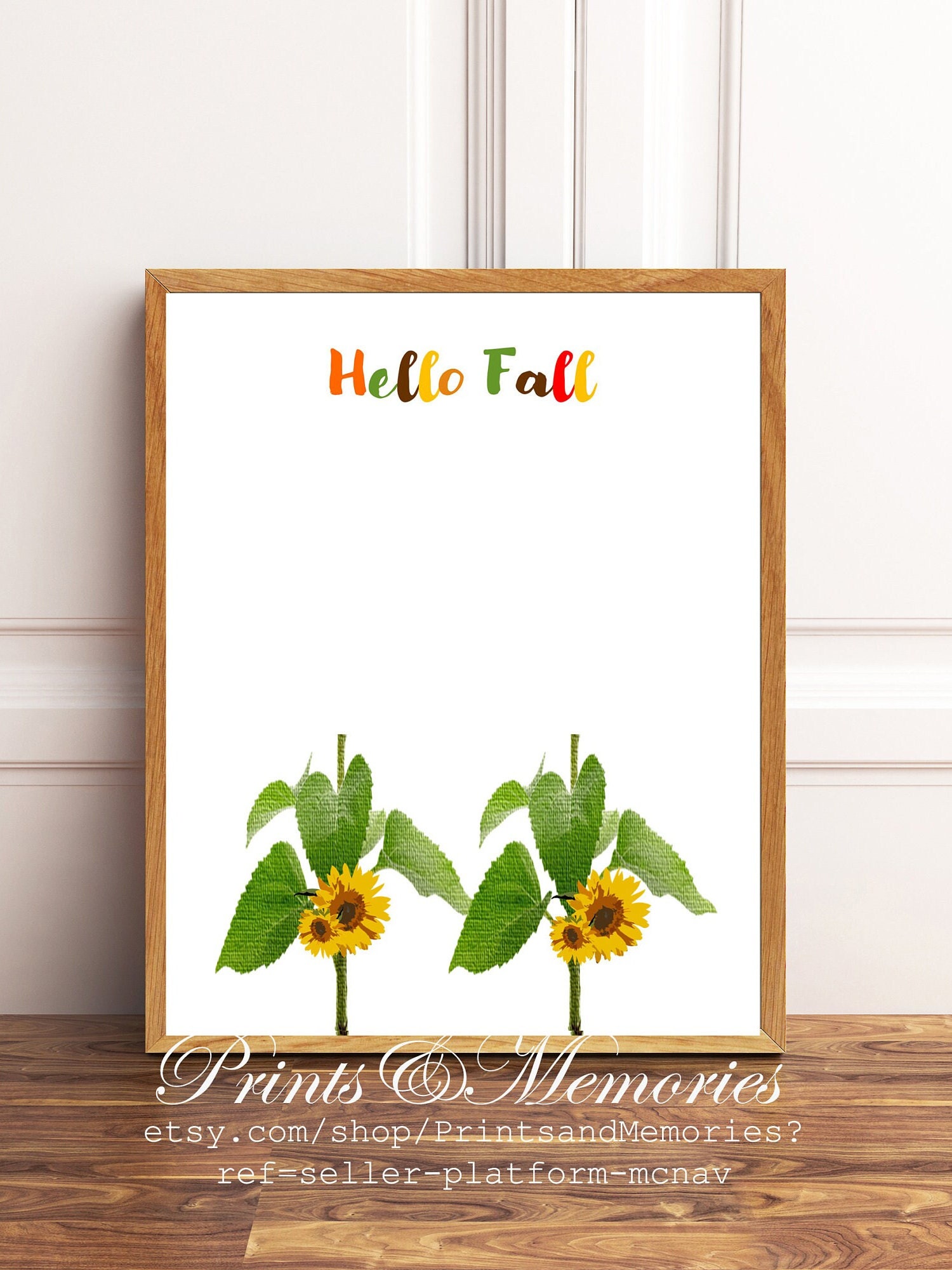 Hello Fall Fall Handprint/footprint Art Flower Handprint - Etsy